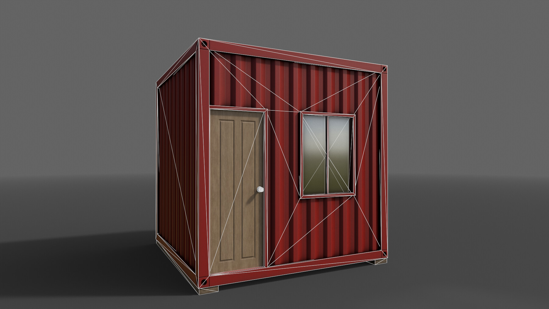 ArtStation - PBR Container House BA V1 | Game Assets