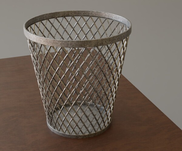 ArtStation - Trash Can ( Ready For Game ) | Game Assets