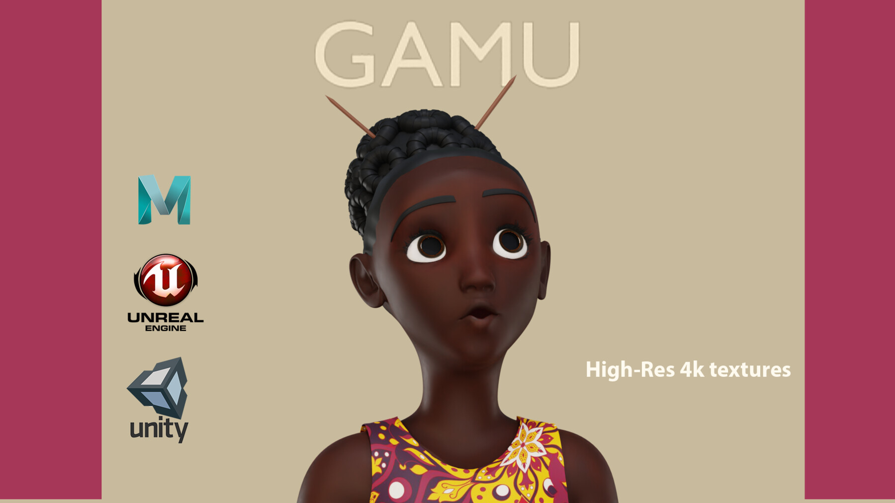 ArtStation - GAMU RIG MAYA VERSION | Game Assets