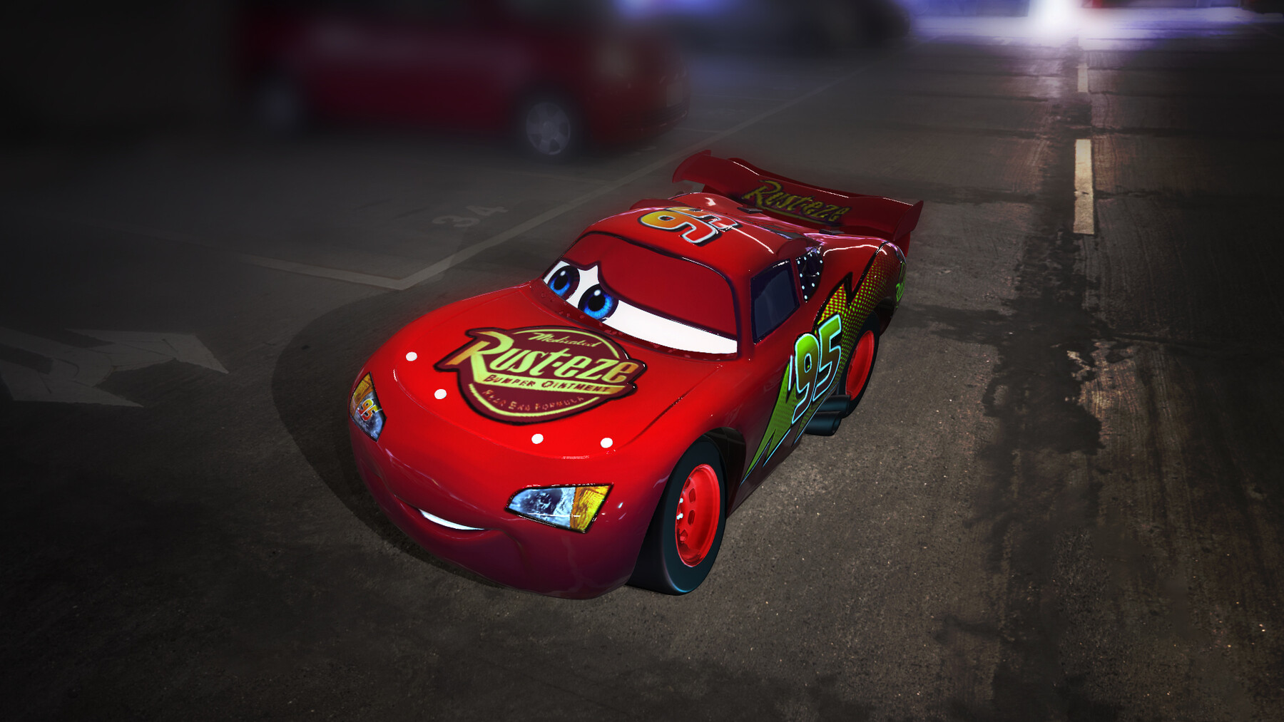 ArtStation - lightning McQueen Vehicle 3d 3D print model | Resources