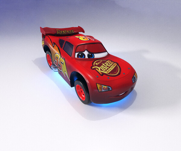 ArtStation - lightning McQueen Vehicle 3d 3D print model | Resources