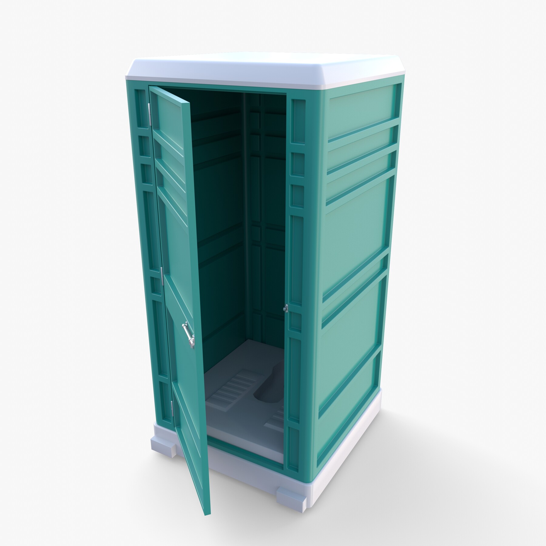 ArtStation - Portable toilet v2 | Game Assets