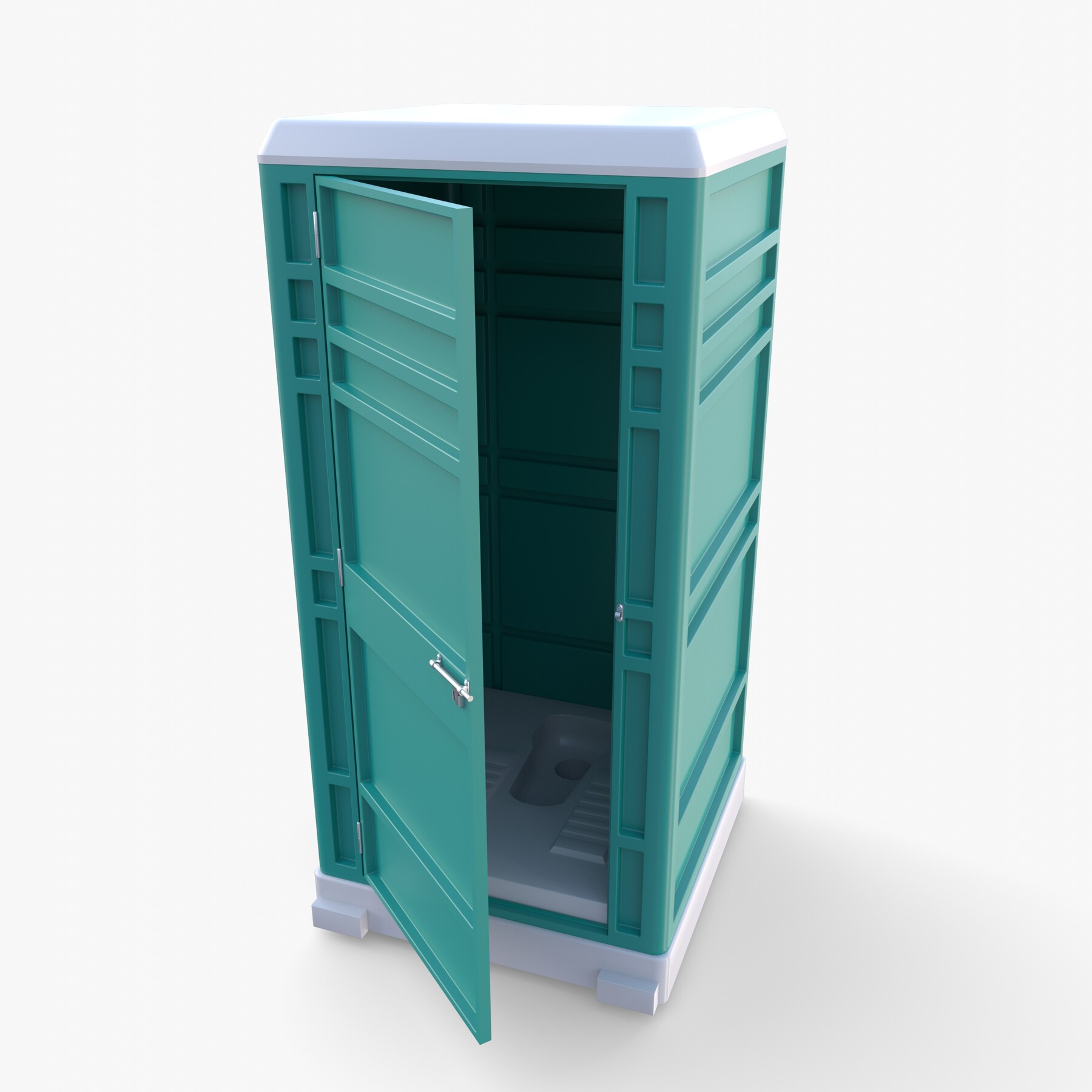 ArtStation - Portable toilet v2 | Game Assets