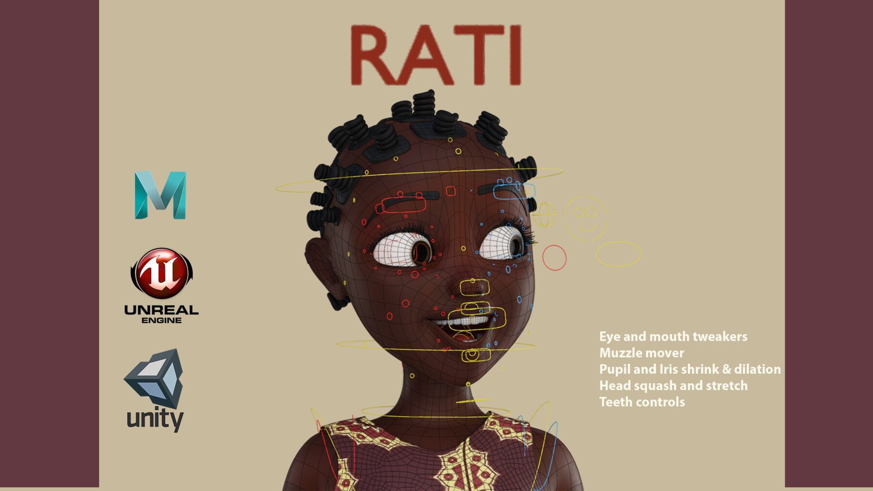 ArtStation - RATI RIG MAYA VERSION | Game Assets