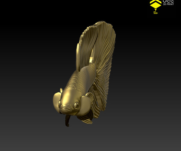 ArtStation - Betta Fish - Ready for 3D print | Resources