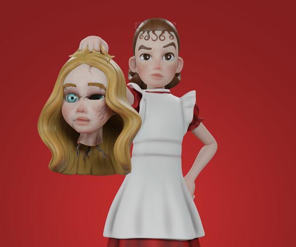 ArtStation - Small Wonder vs M3gan - Print Model 3D | Resources