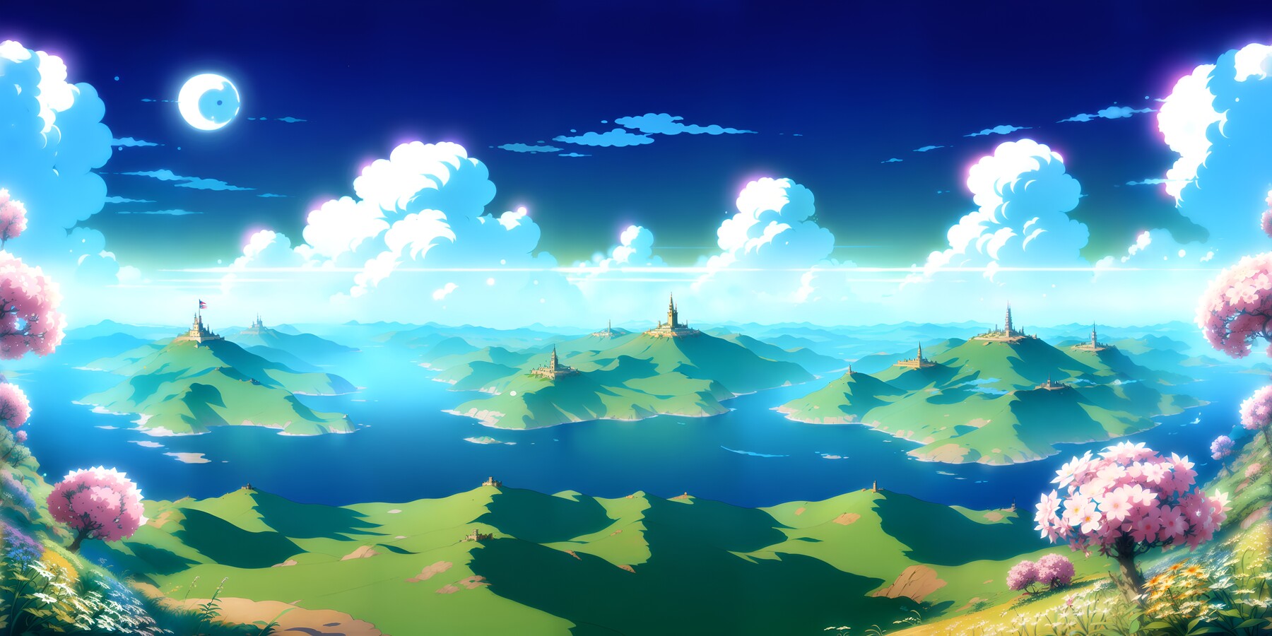 ArtStation - anime art style 810 skybox blockadelabs collection | Artworks