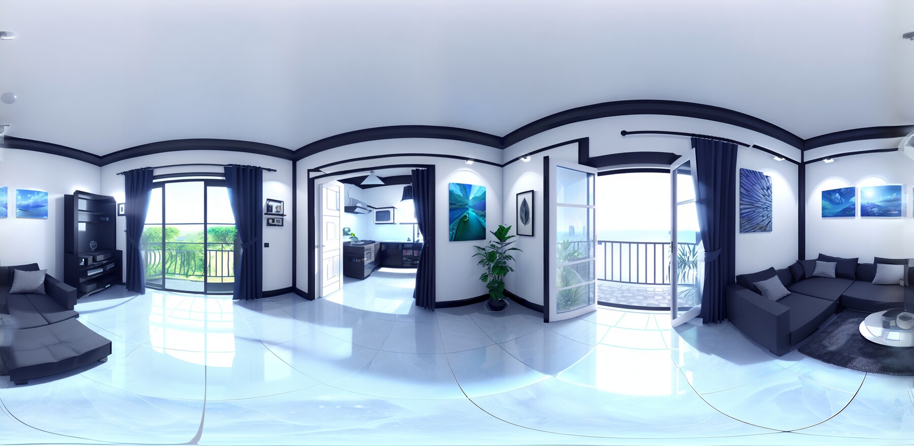 ArtStation - Interior's 490 skybox blockadelabs collection | Artworks