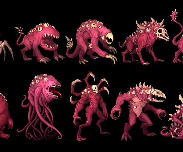 ArtStation - Fantasy Army Characters pack2 | Game Assets