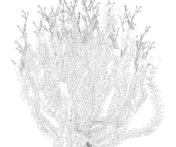 ArtStation - Sagebrush Bush #02 - High Poly Bush (3D Model) | Game Assets