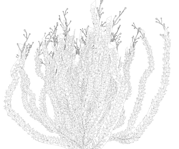 ArtStation - Sagebrush Bush #03 - High Poly Bush (3D Model) | Game Assets