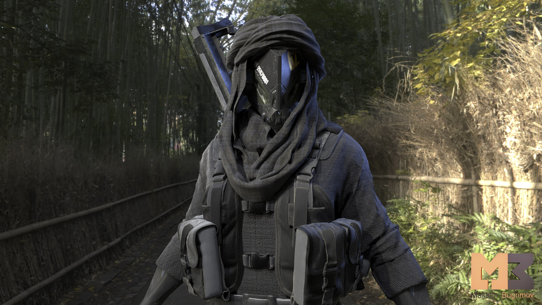 ArtStation - Female Soldier 04 (DESERT SNAKE) | Game Assets