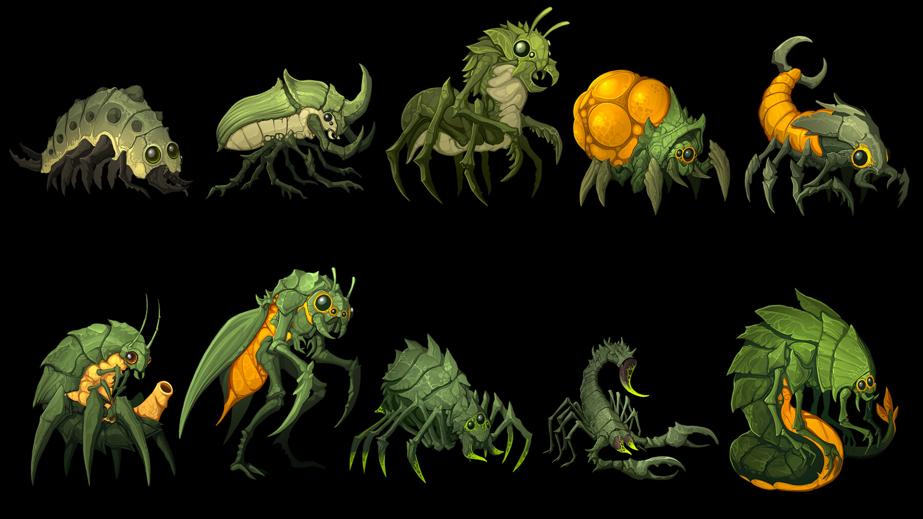 ArtStation - Insects Army Characters | Game Assets