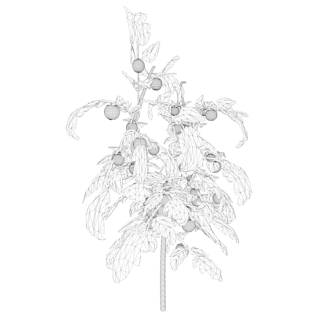 ArtStation - Tomato Plant #09 - High Poly Plant (3D Model) | Game Assets