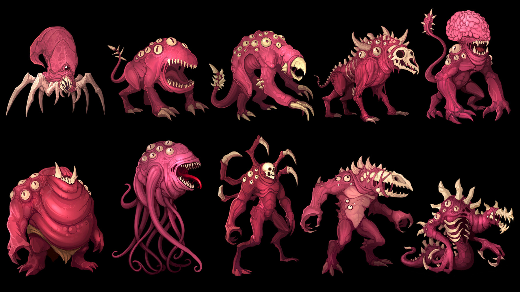 ArtStation - Mutant Creatures | Game Assets