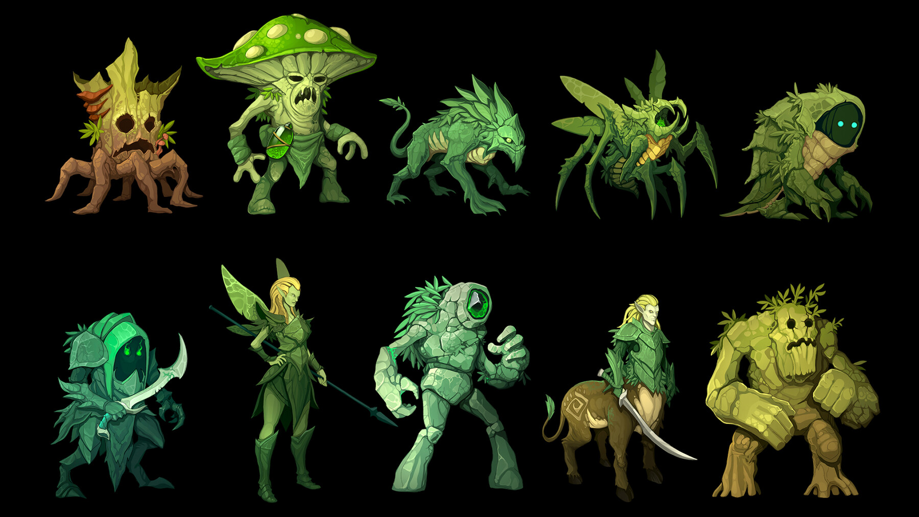 ArtStation - Nature Protectors Army | Game Assets