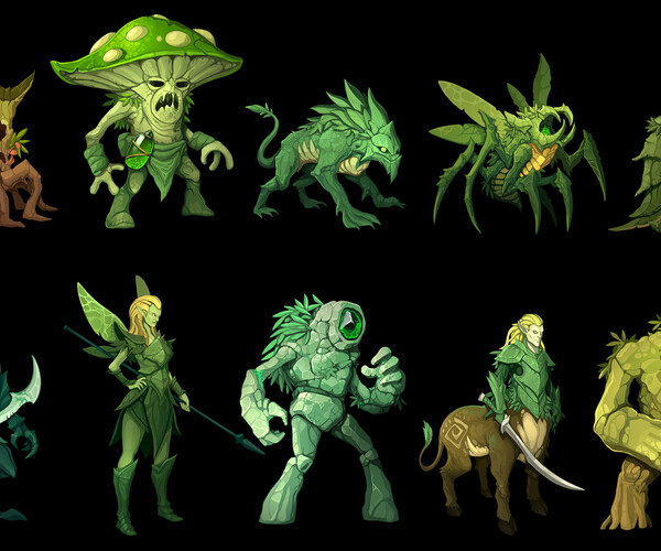 ArtStation - Nature Protectors Army | Game Assets