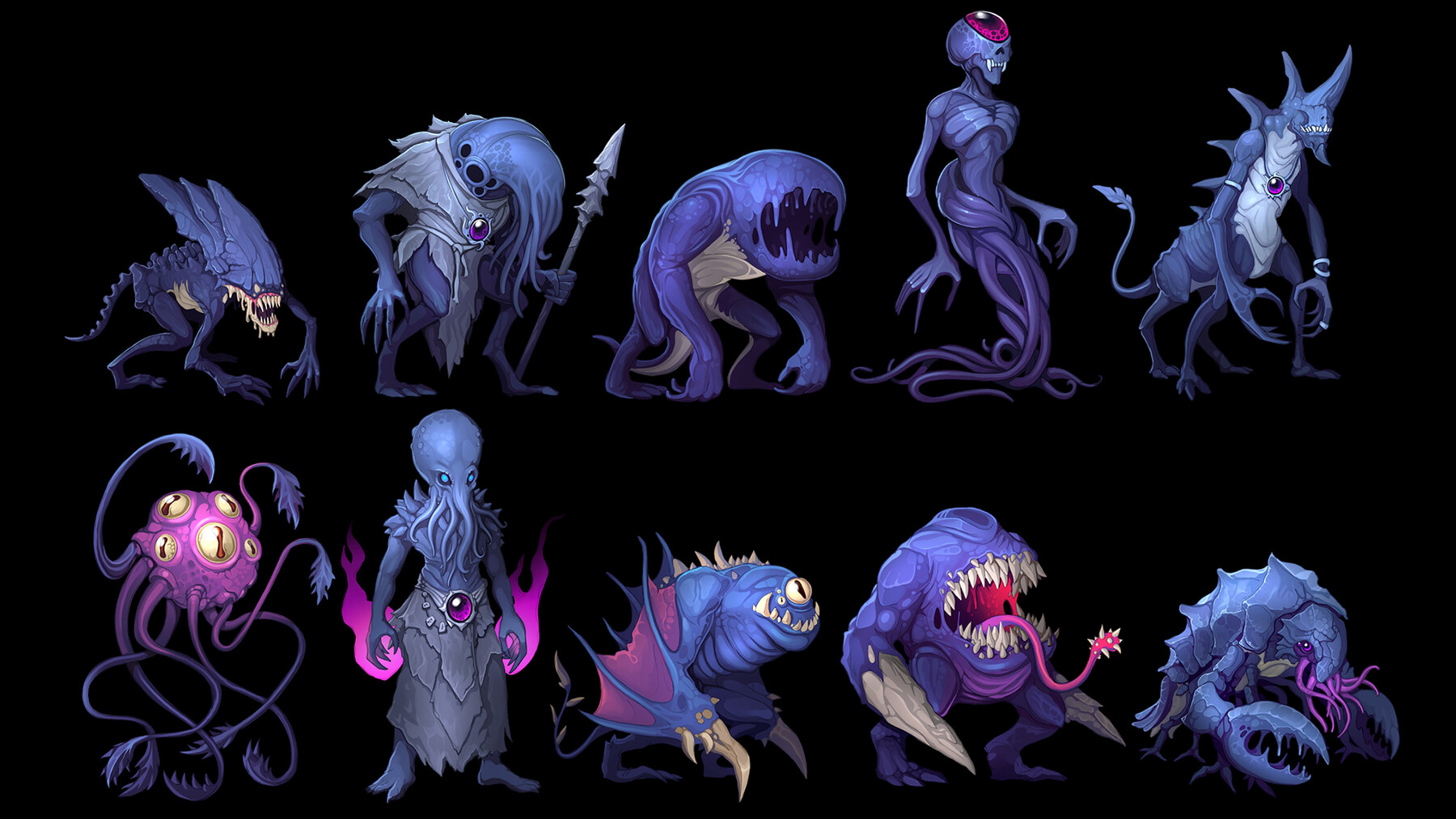 ArtStation - Nightmare Creatures | Game Assets