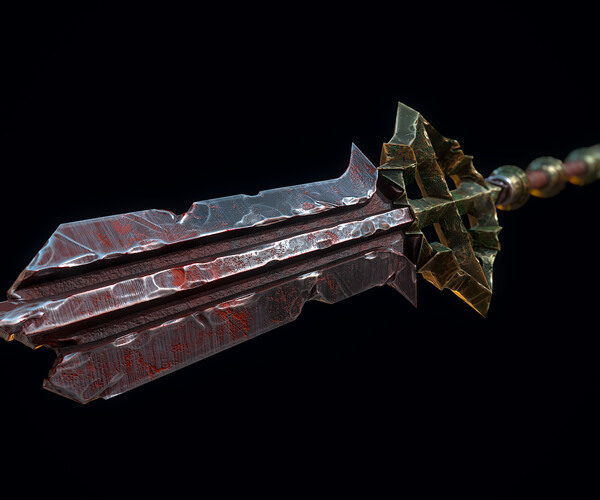 ArtStation - Broken Hero Sword | Game Assets