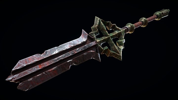 ArtStation - Broken Hero Sword | Game Assets
