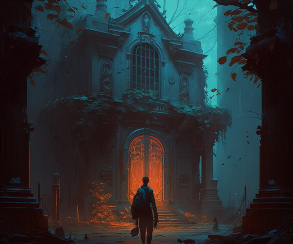 ArtStation - Echoes of the Past: Walking Through Haunted Streets 4 ...