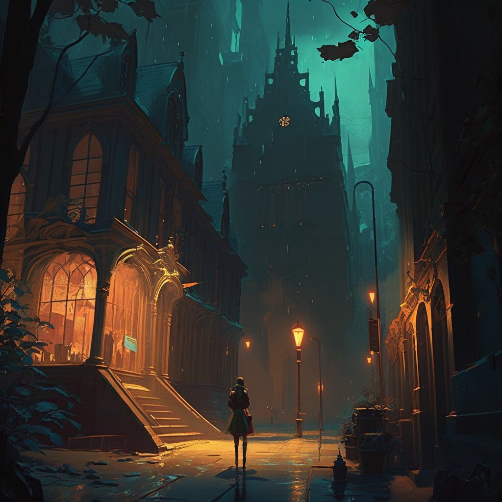 ArtStation - Echoes of the Past: Walking Through Haunted Streets 8 ...