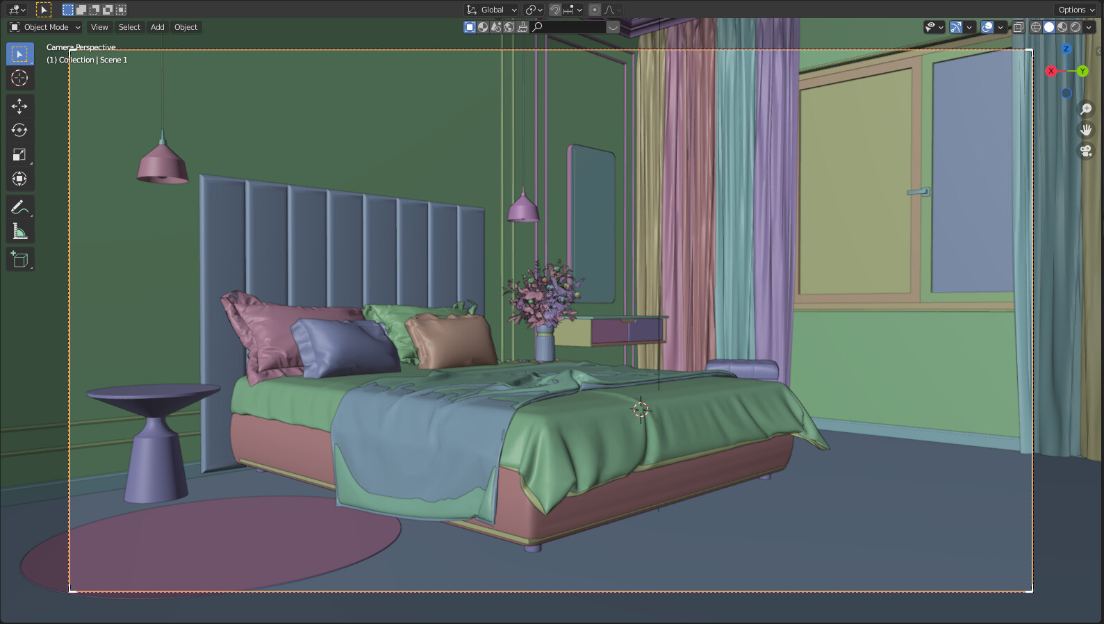 ArtStation - Sence Bedroom Blender 3.x | Resources