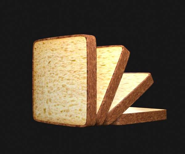 ArtStation - Bread 3D Model | Resources