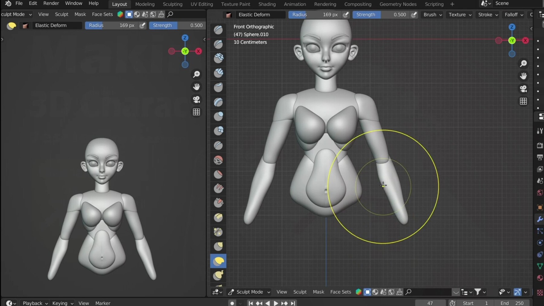 ArtStation - Making Pokémon 3D Characters in Blender _ Jessie Process_Sculpting & Retopology ...