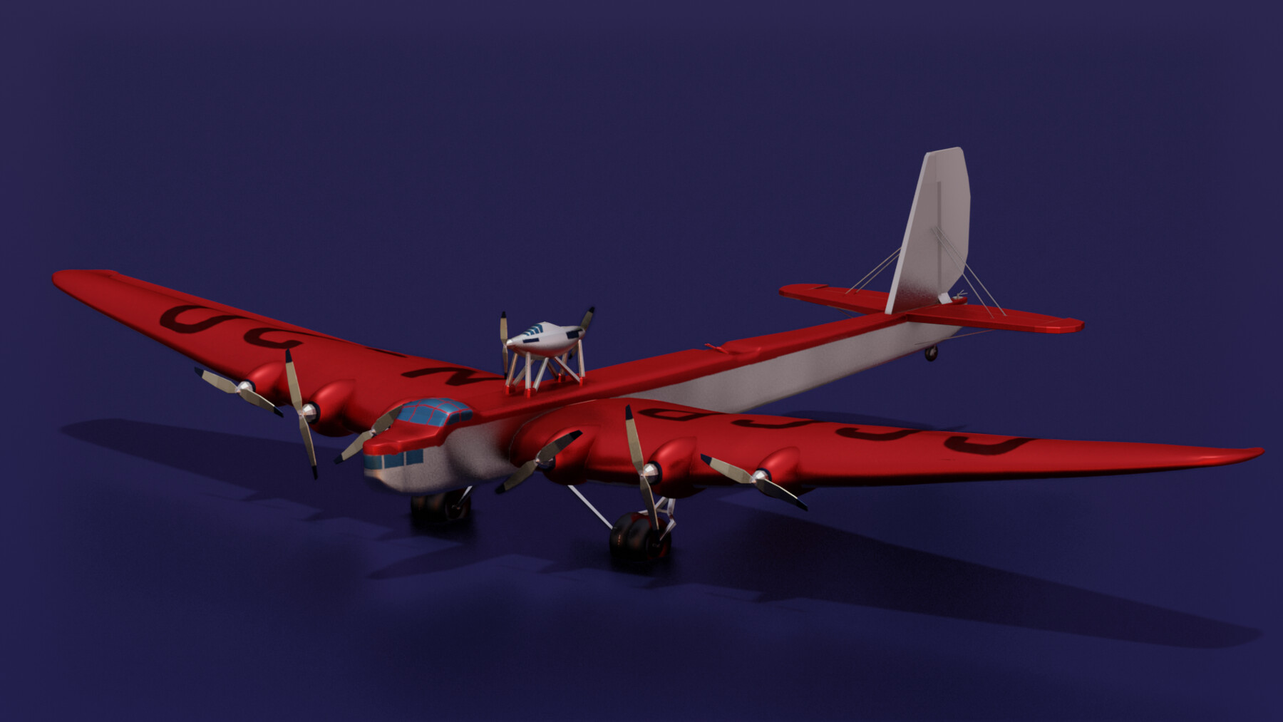 ArtStation - Tupolev ANT-20 3d model | Game Assets