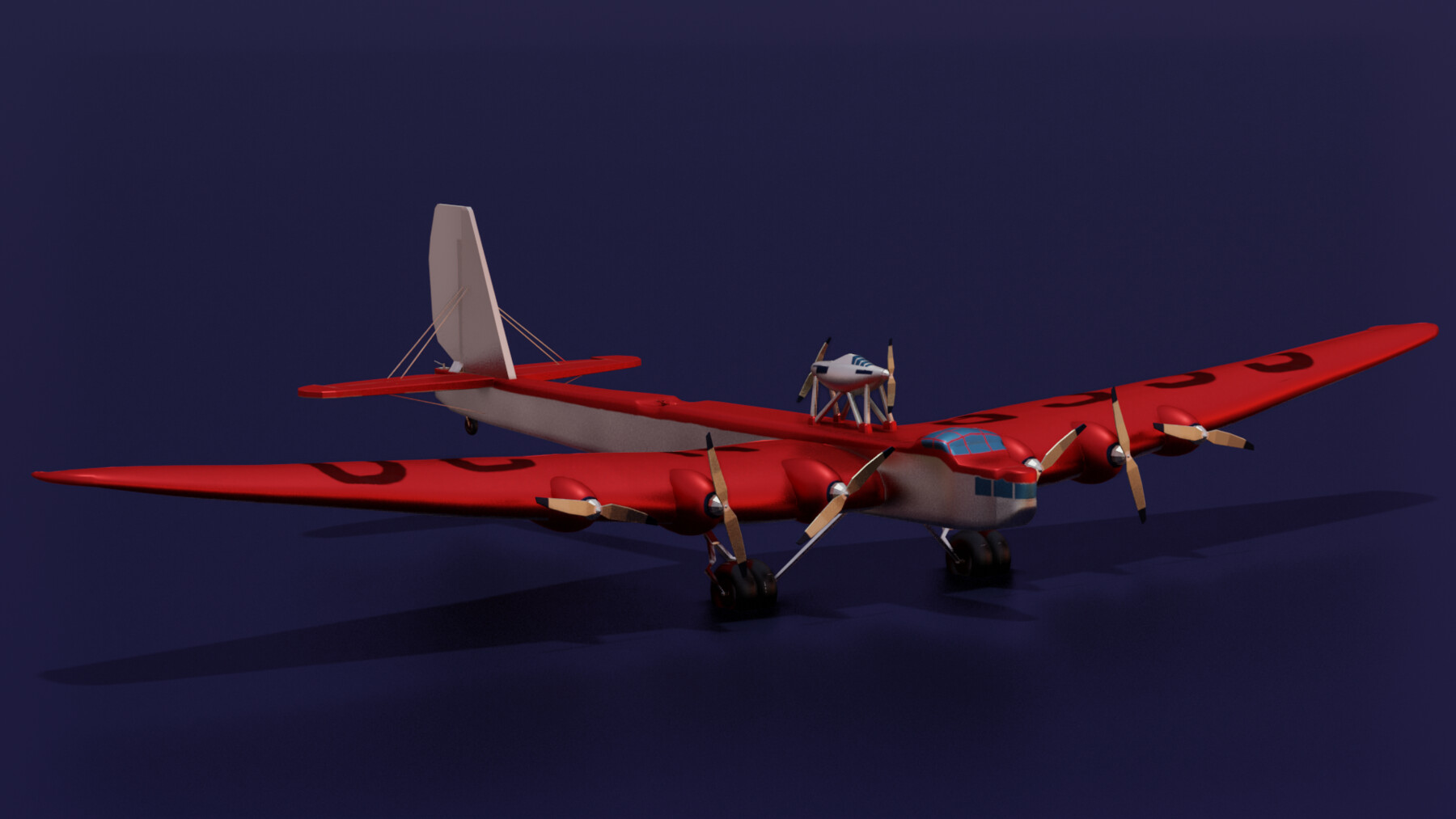 ArtStation - Tupolev ANT-20 3d model | Game Assets