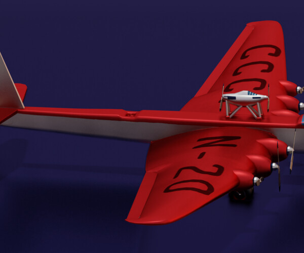 ArtStation - Tupolev ANT-20 3d model | Game Assets