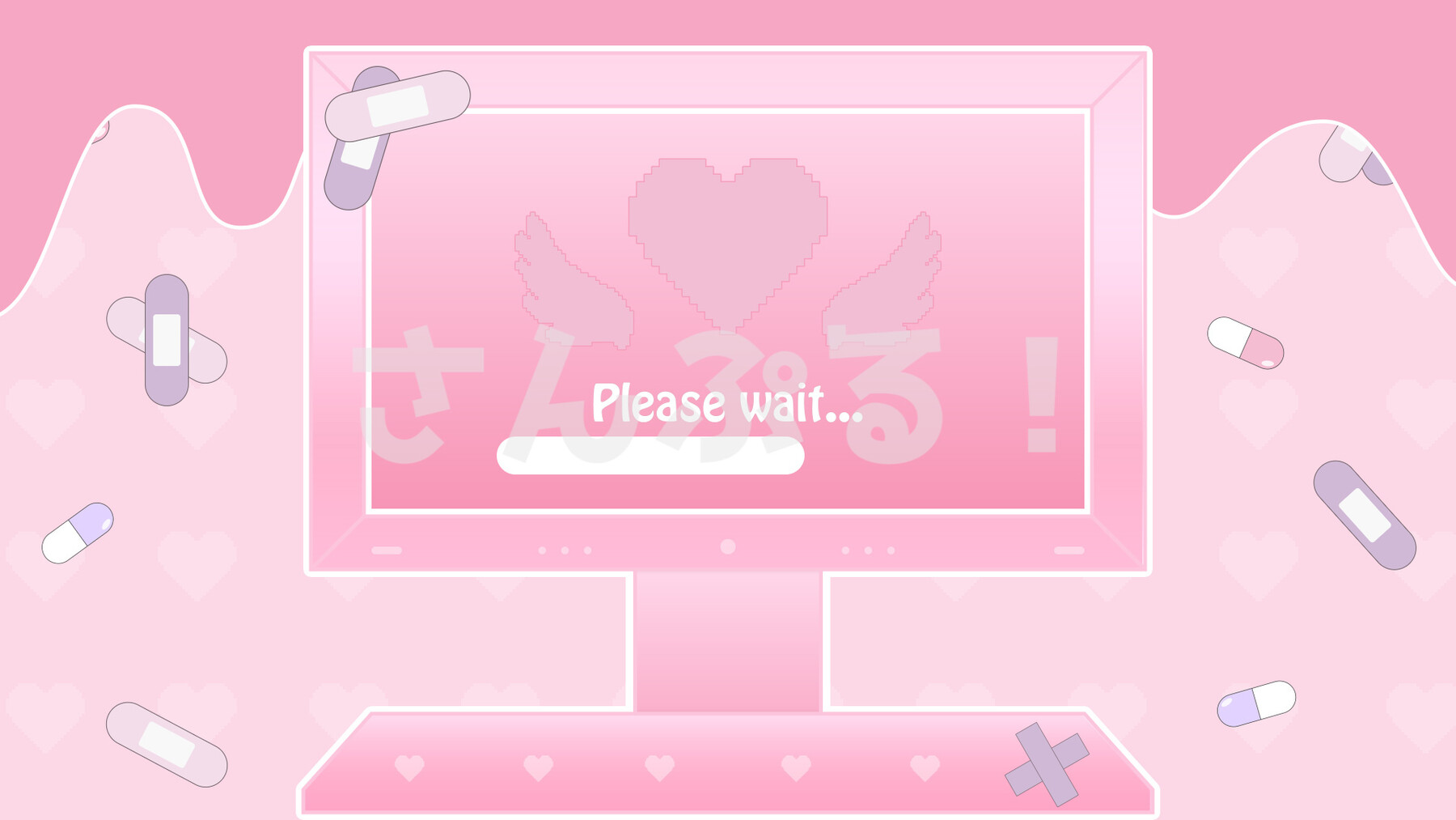 ArtStation - ★Stinger transition [Bootst”LOVE“ 2colors] OBS/SLOBS/Youtuber/Streamer/Vtuber ...