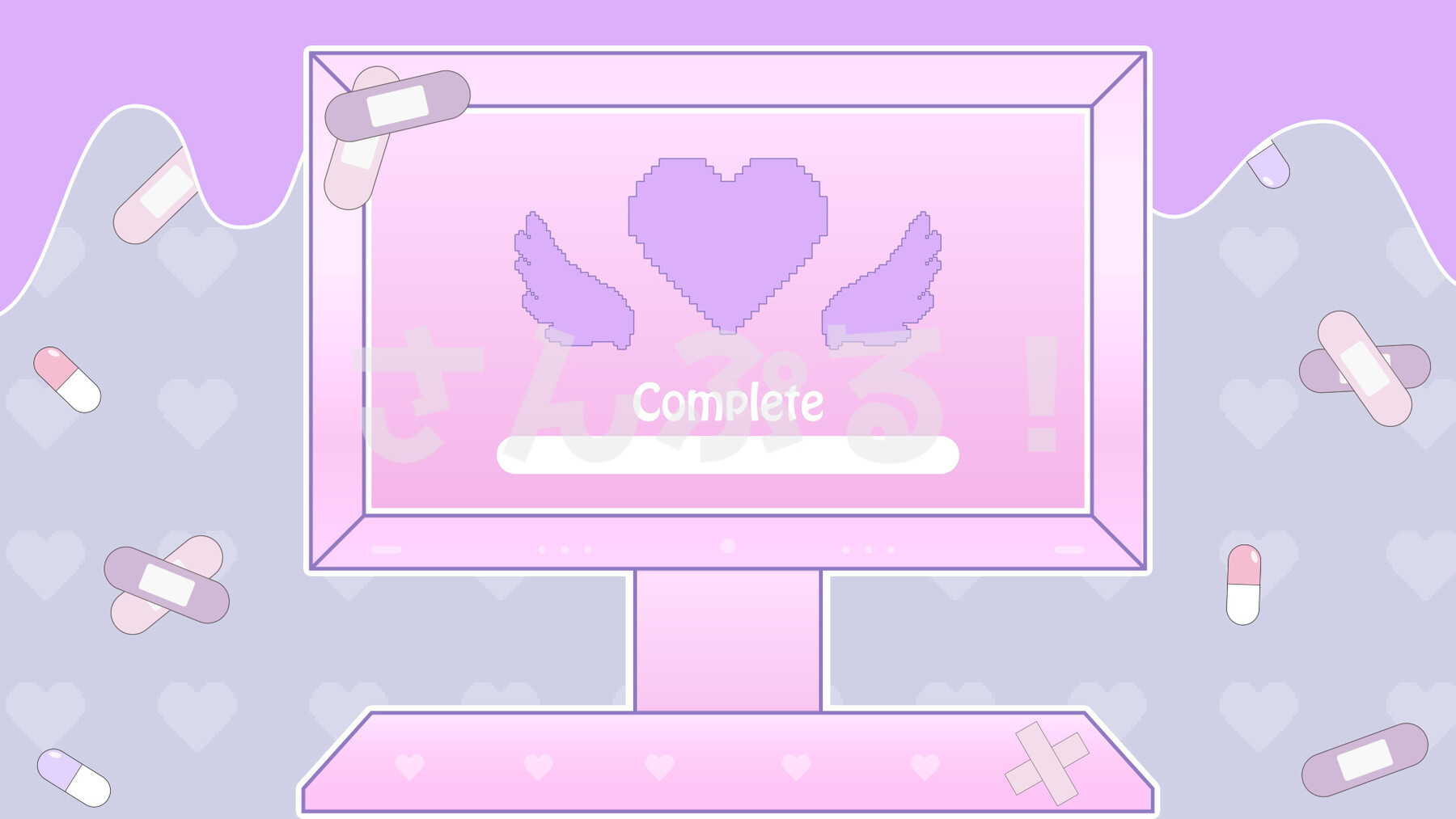 ArtStation - ★Stinger transition [Bootst”LOVE“ 2colors] OBS/SLOBS/Youtuber/Streamer/Vtuber ...