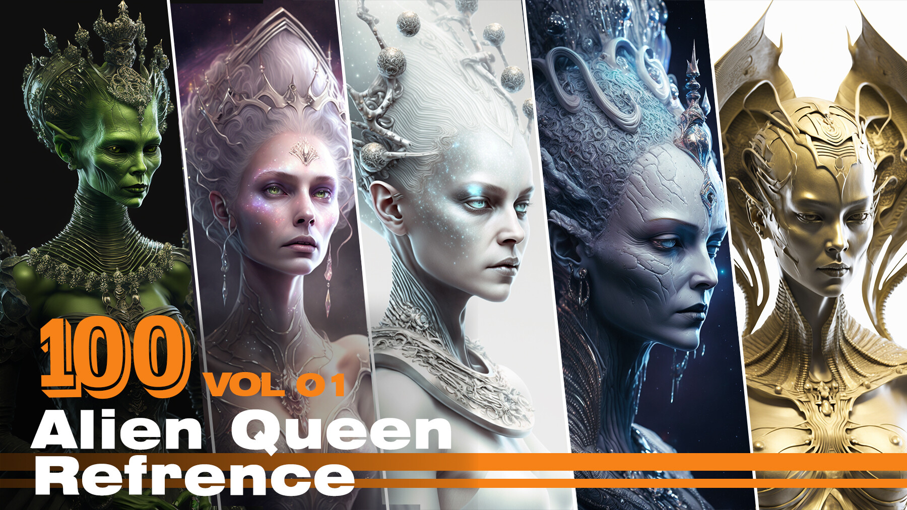 ArtStation - Alien Queen Vol01 Refrence | Artworks