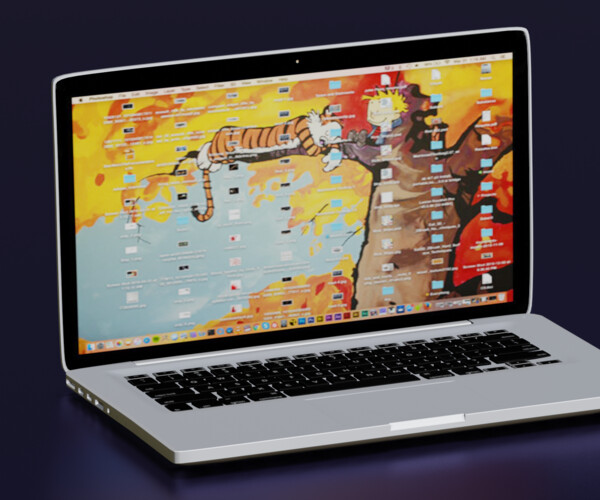 ArtStation - Apple mac book pro 3d model | Game Assets