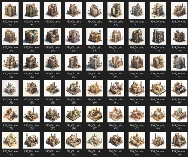 ArtStation - Mega Old cairo vol1 - Architecture References | Artworks