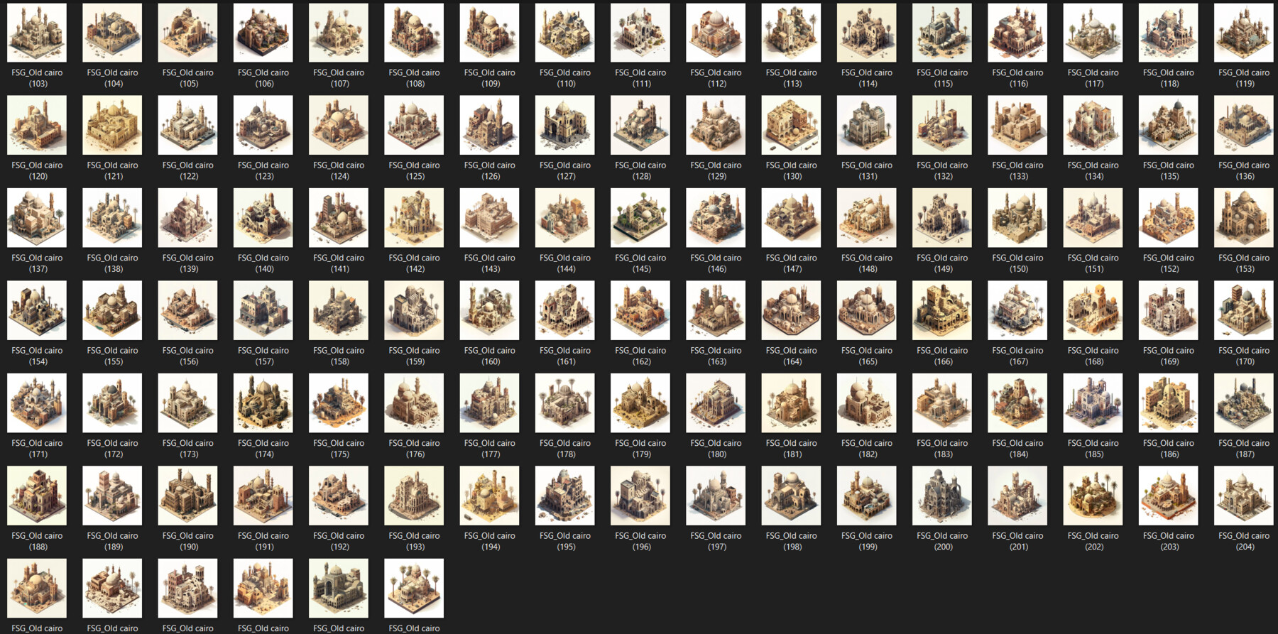 ArtStation - Mega Old cairo vol1 - Architecture References | Artworks