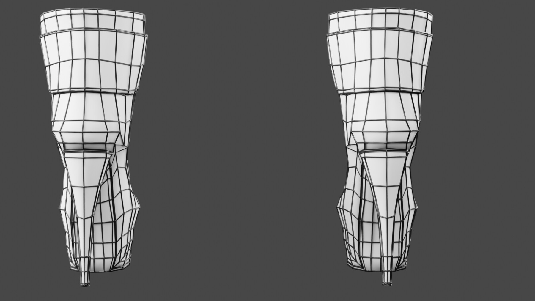ArtStation - Female Ankle Boots | Game Assets