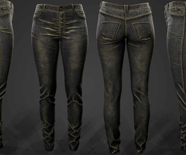 ArtStation - Tutorial Realistic Jean + MD / Clo3d + Project files ...