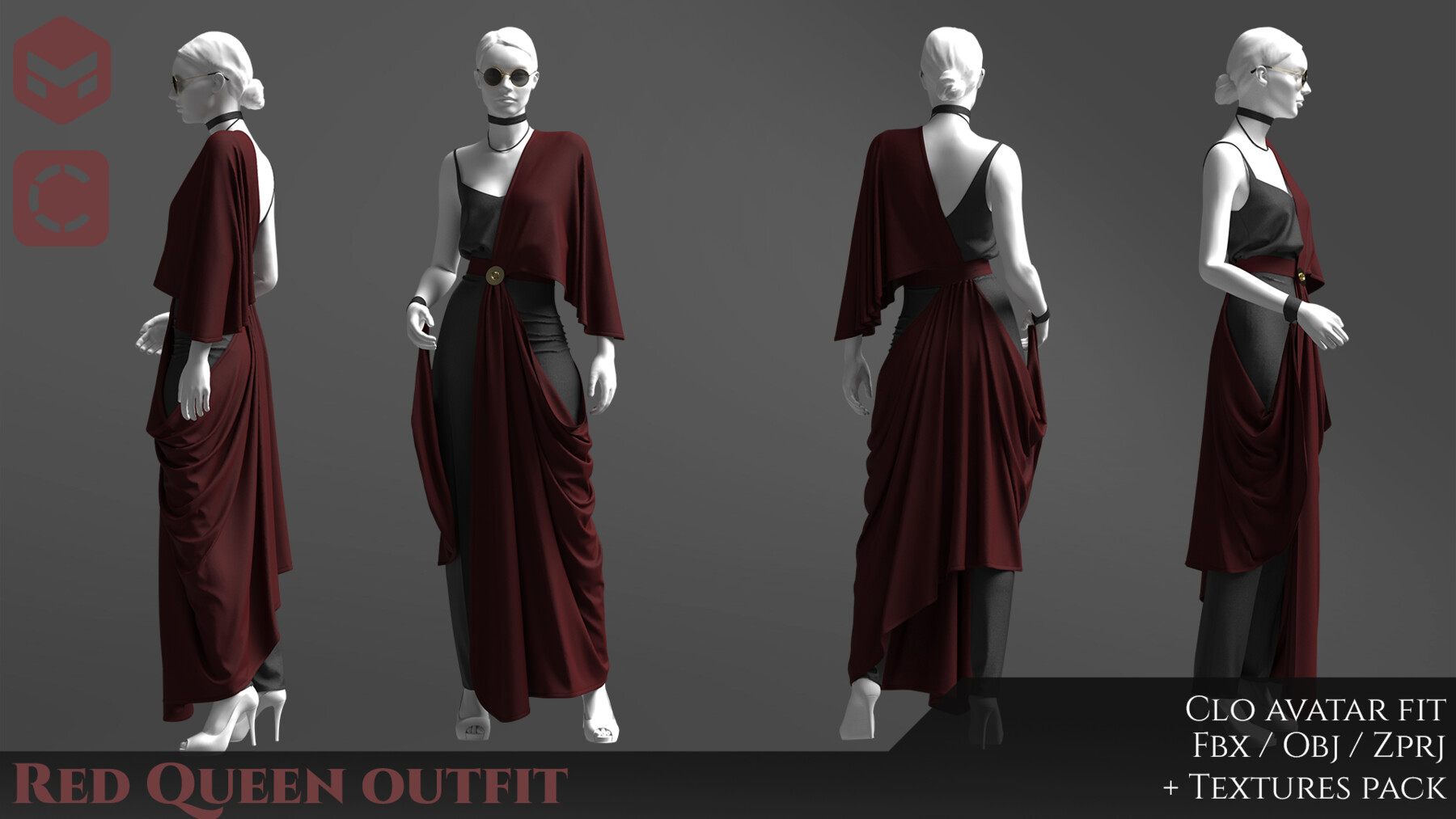 ArtStation - Red Queen Outfit | Resources