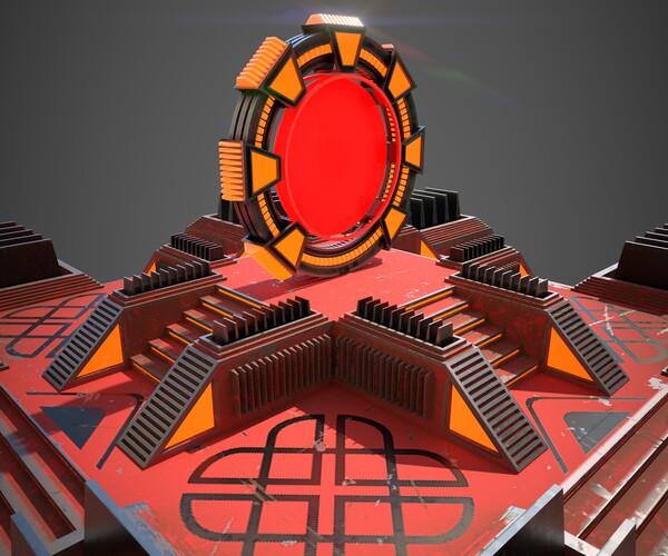 ArtStation - Star Gate Portal One | Game Assets