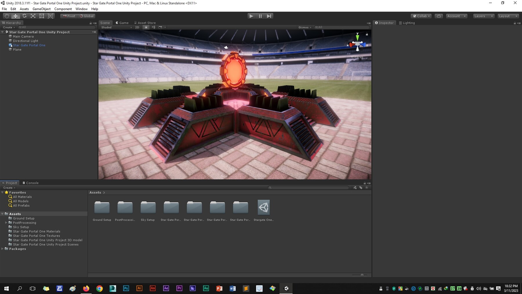ArtStation - Star Gate Portal One | Game Assets