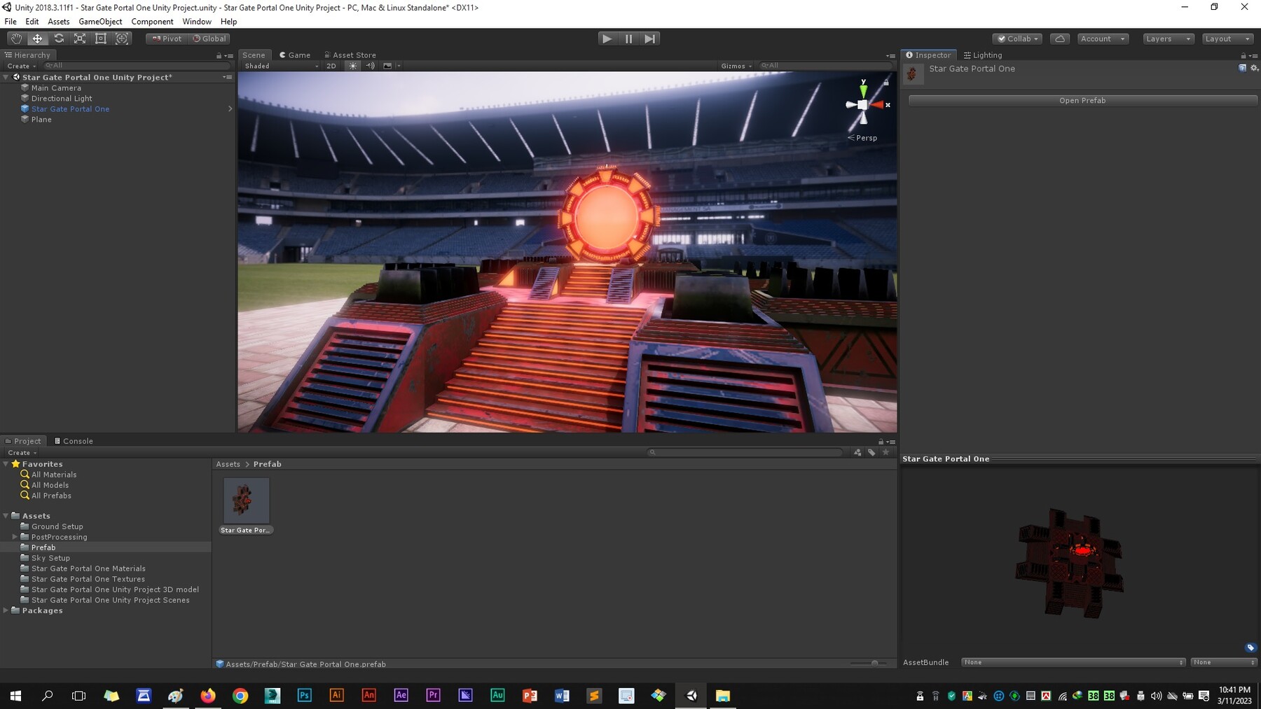ArtStation - Star Gate Portal One | Game Assets