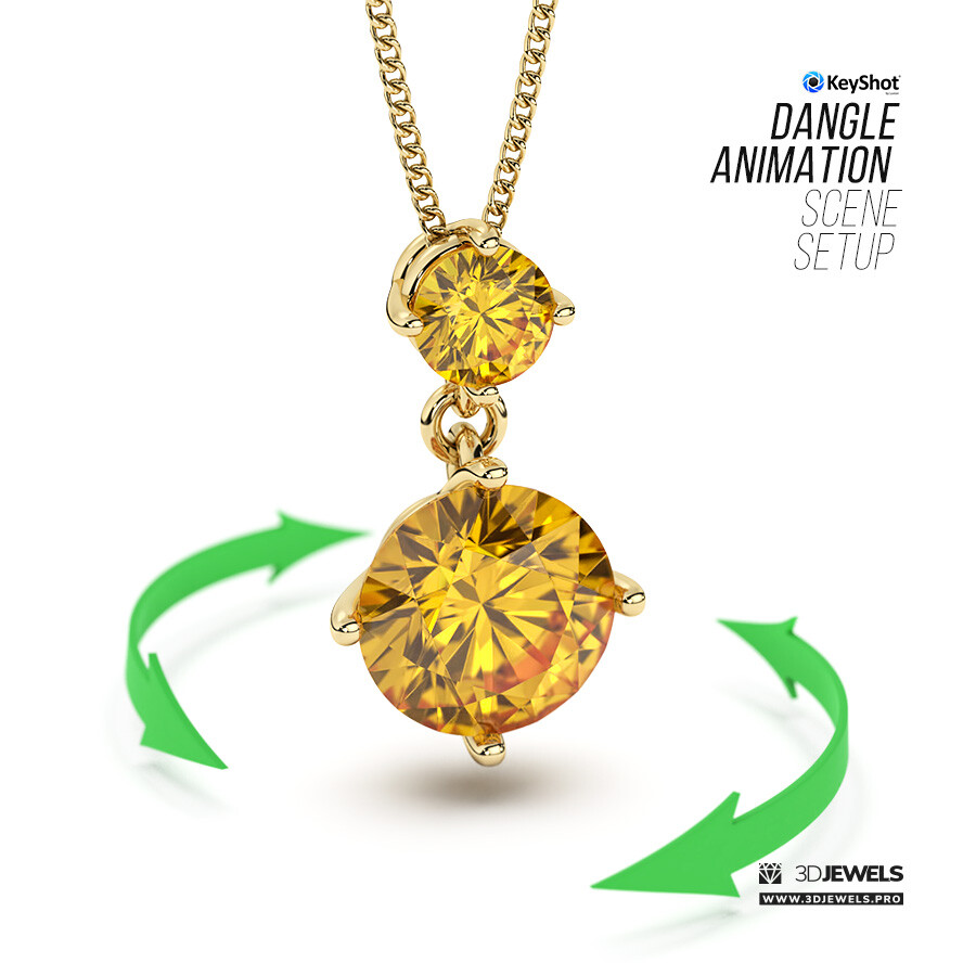 ArtStation - Jewelry Rendering KeyShot Scene Setup for Dangle 360 ...