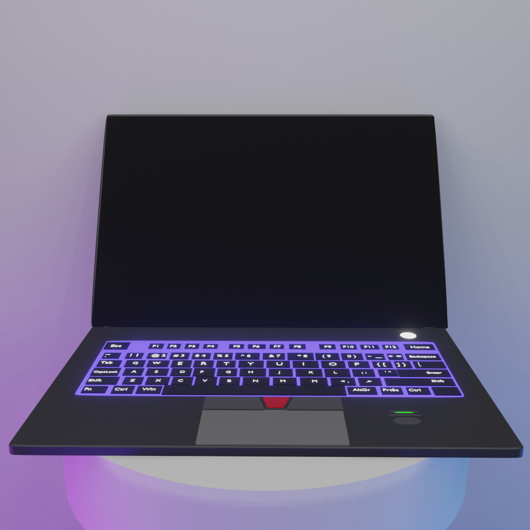 ArtStation - High-Quality 3D Model of a Modern Laptop | Game Assets