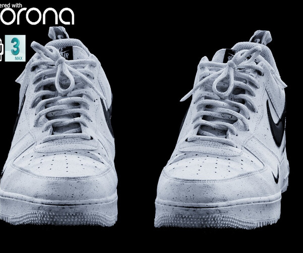 ArtStation - NIKE AIR FORCE 1 UTILITY SHOES Low-poly | Game Assets