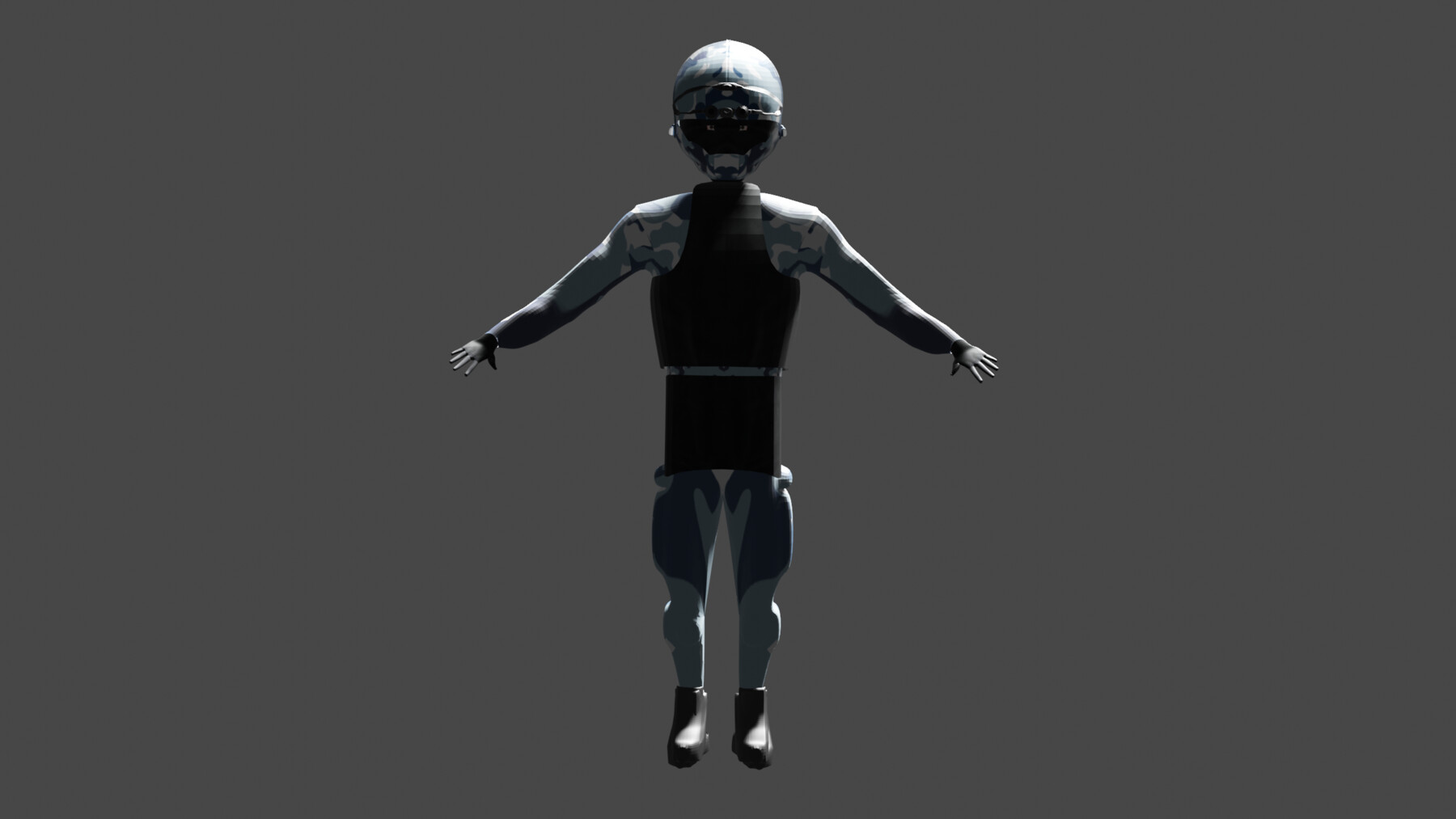 ArtStation - Winter Field Counter terrorist operator 3d model | Resources