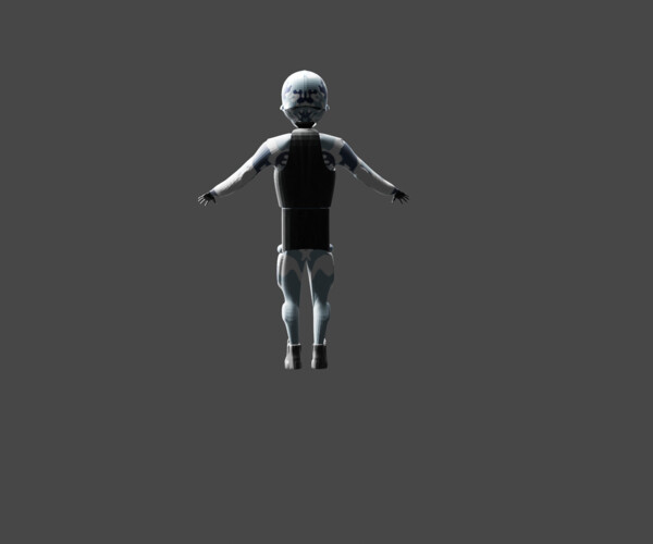 ArtStation - Winter Field Counter terrorist operator 3d model | Resources