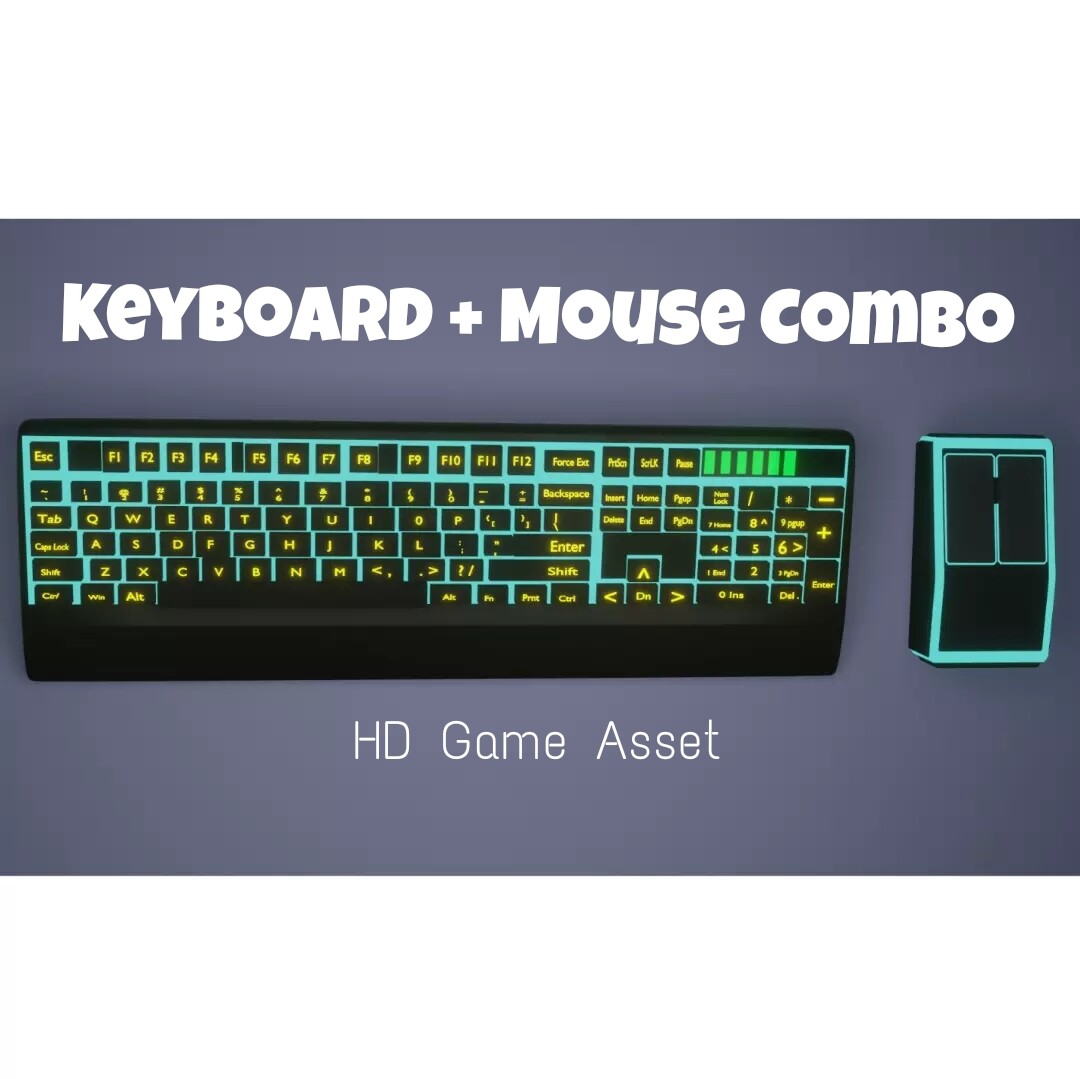 ArtStation - Keyboard and Mouse Combo | Game Assets